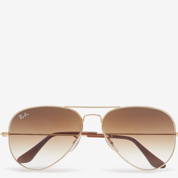 Ray-Ban | Accessories | Like New Brown Gradient Ray Ban Aviator ...